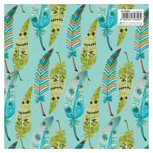 Hawaiian Leaves Wrapping Paper